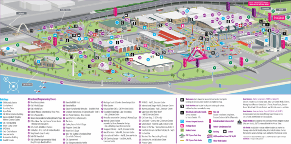2025 CNE Map – The Ex