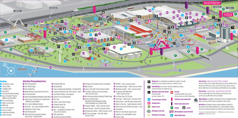 2025 CNE Map – The Ex
